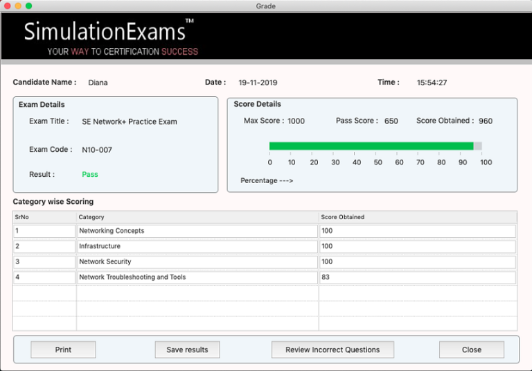Network+ Exam Sim for MAC OS app – Simulation Exams Blog – IT Certification
