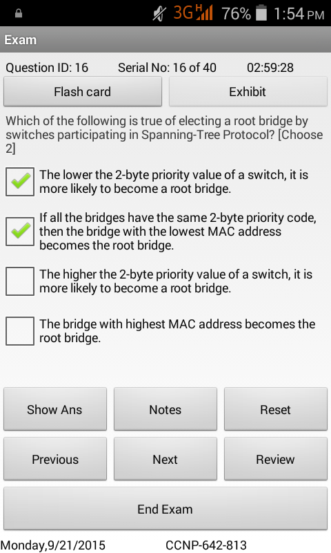 Sim-Ex™ Practice Exams Android App for CCNP Switch 300-115