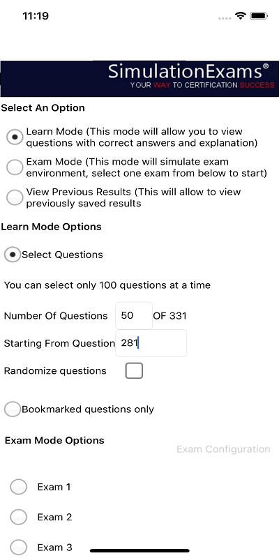 Sim-Ex™ Practice Exams iOS App for A+ Core 2